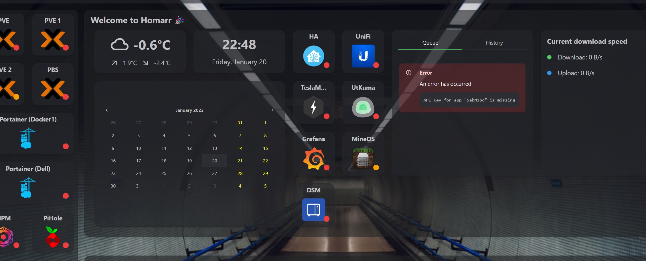 Integrations Not Working · Issue 605 · Ajnart Homarr · Github