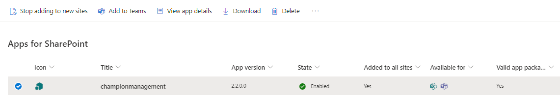 API request not appearing in 'API Access' · Issue #109 · OfficeDev/microsoft-teams-apps-champion ...
