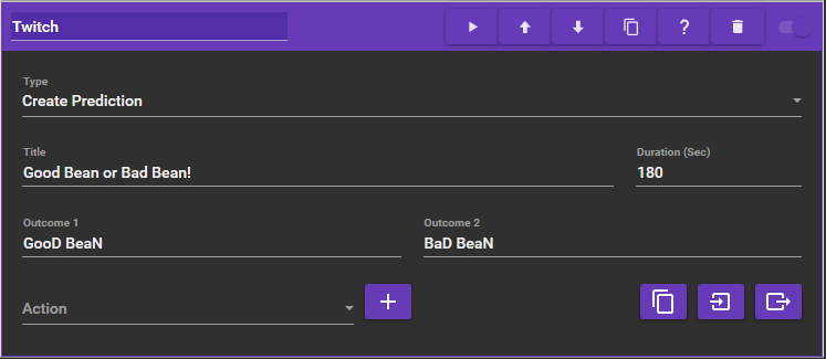 [Feature Request] Prediction integration with Twitch · Issue #1580 · crowbartools/Firebot · GitHub