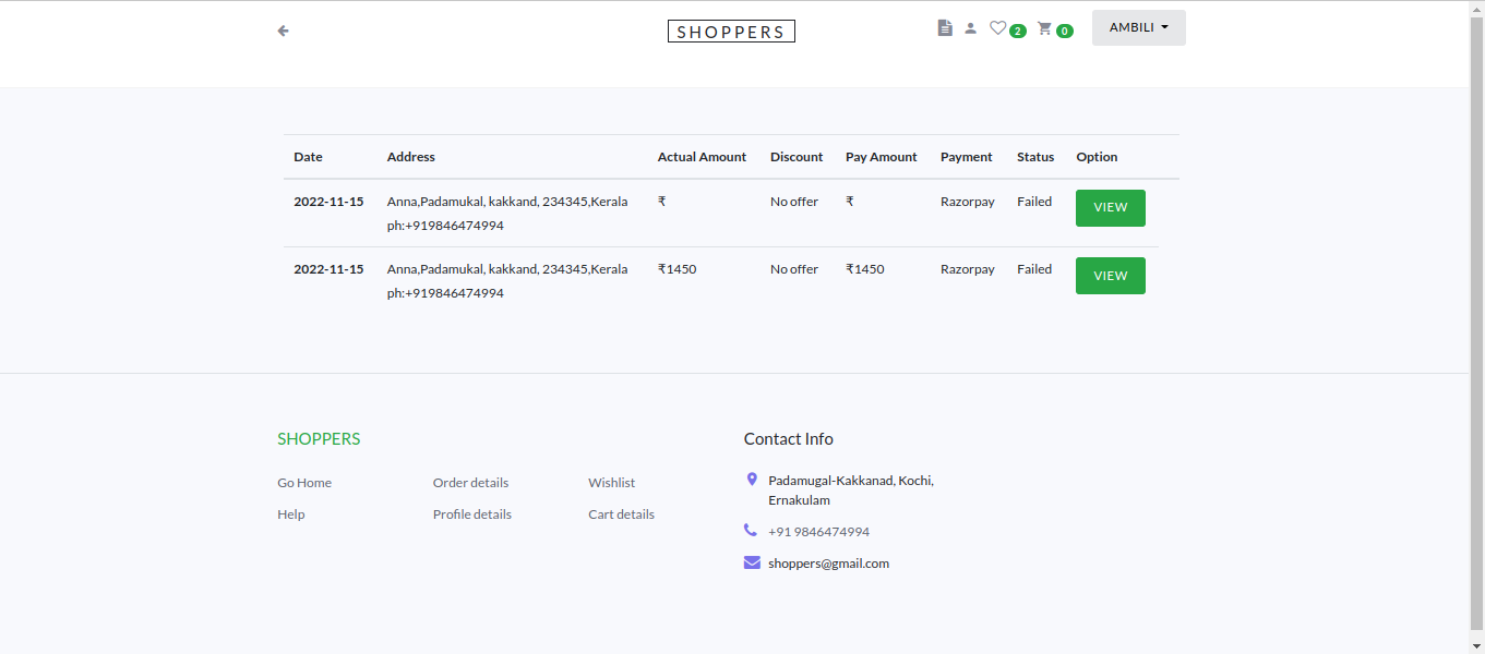 GitHub - PAAmbili/ecommerce