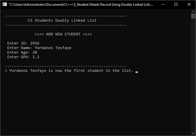 GitHub - SisayDr/cpp-console-student-registration-system: A c++ ... GitHub - SisayDr/cpp-console-student-registration-system: A c++ ...