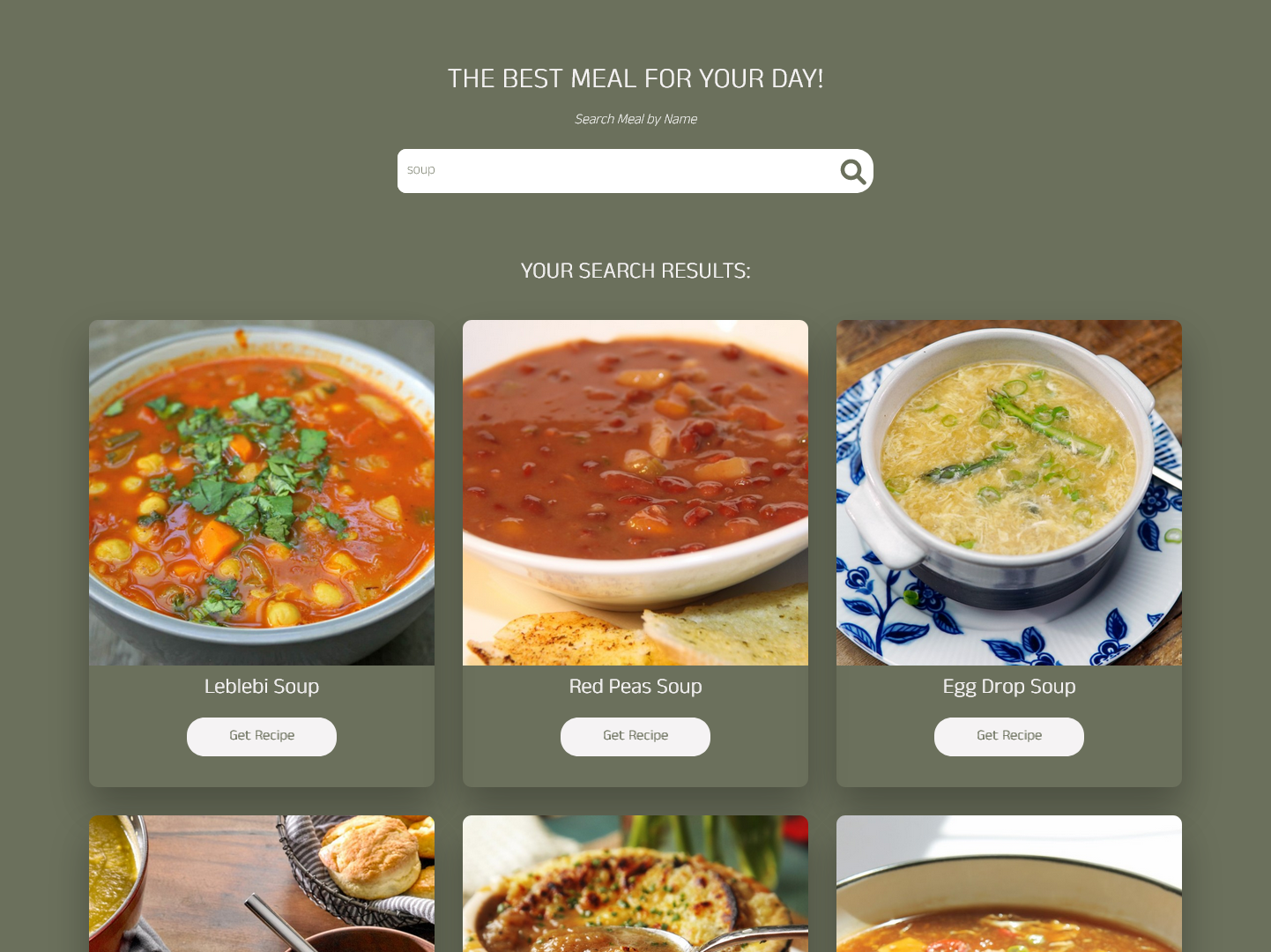 GitHub - Patriciastonestreet/Meal-recipe-api: Meal recipe website using Api