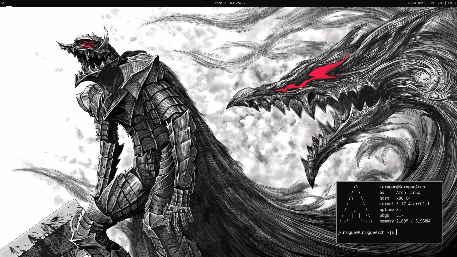 GitHub - Kurogue/Berserk-Rice: This is my Linux Rice for the manga Berserk