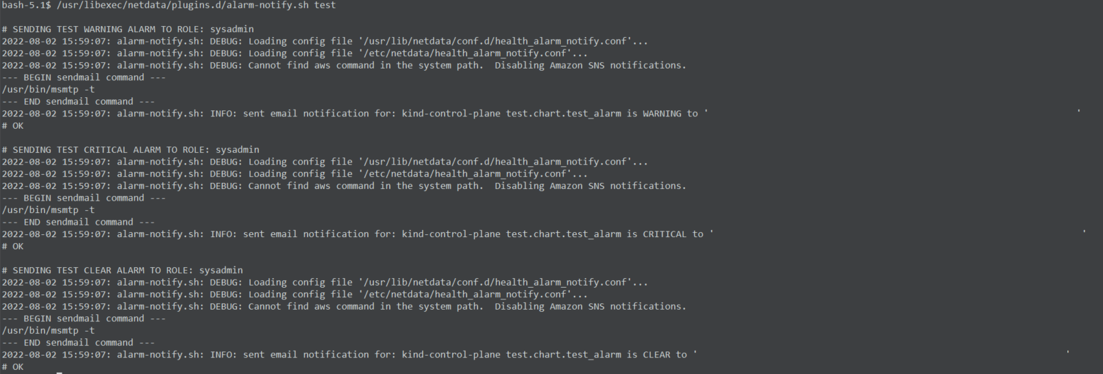 [bug] Netdata With Kubernetes Custom Alarm Templates Not Recognized By Health And Netdatacli