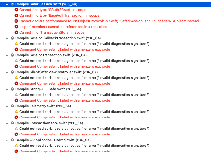 Xcode 13 unable to compile Auth0 for mac catalyst · Issue #517 · auth0/Auth0.swift · GitHub