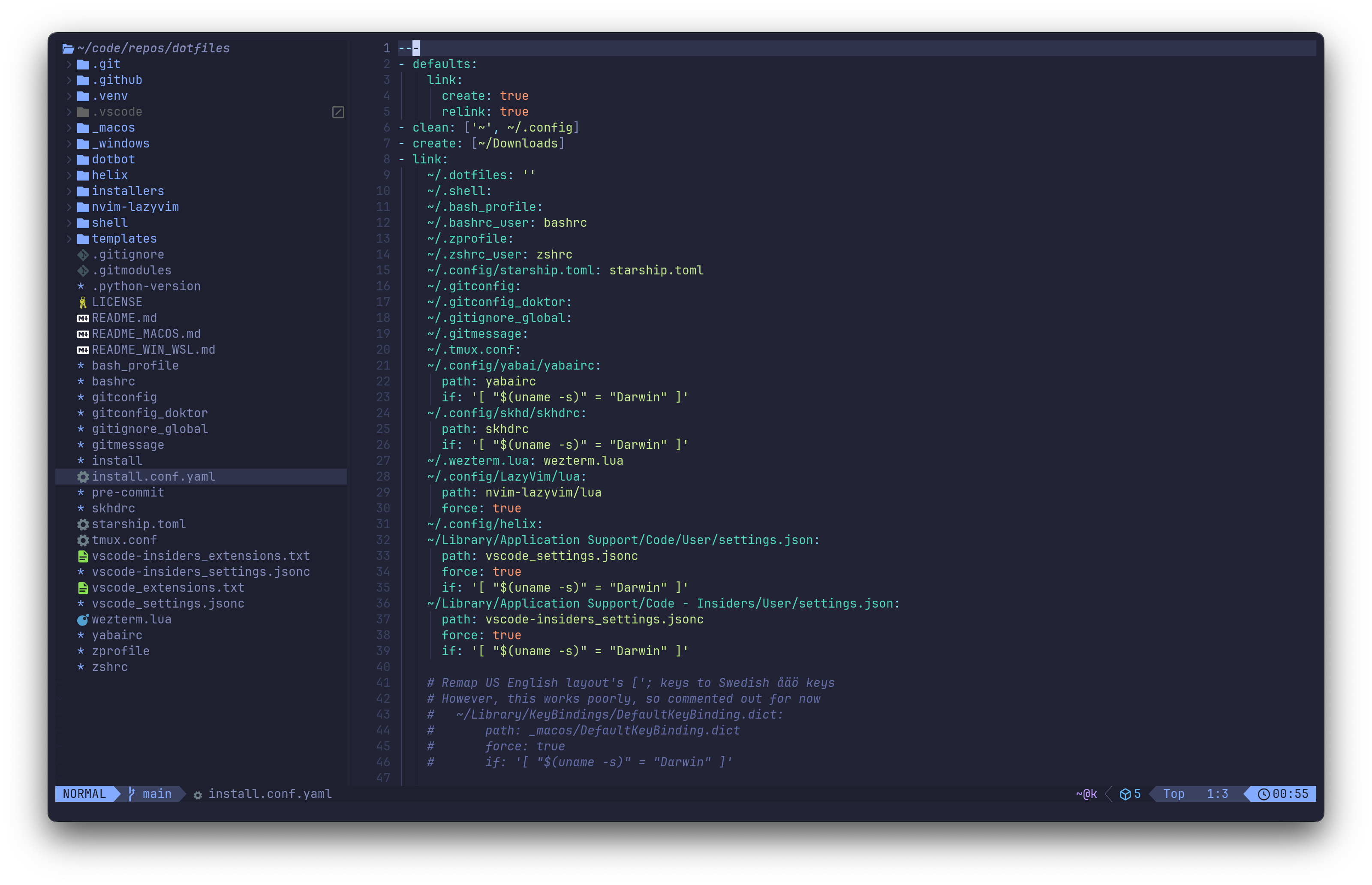 GitHub - fredrikaverpil/dotfiles
