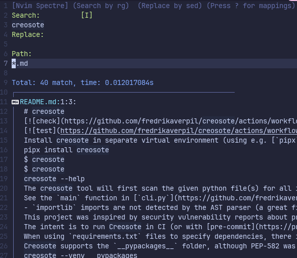 Allow Pathing Exclusion · Issue 55 · Nvim Packnvim Spectre · Github 