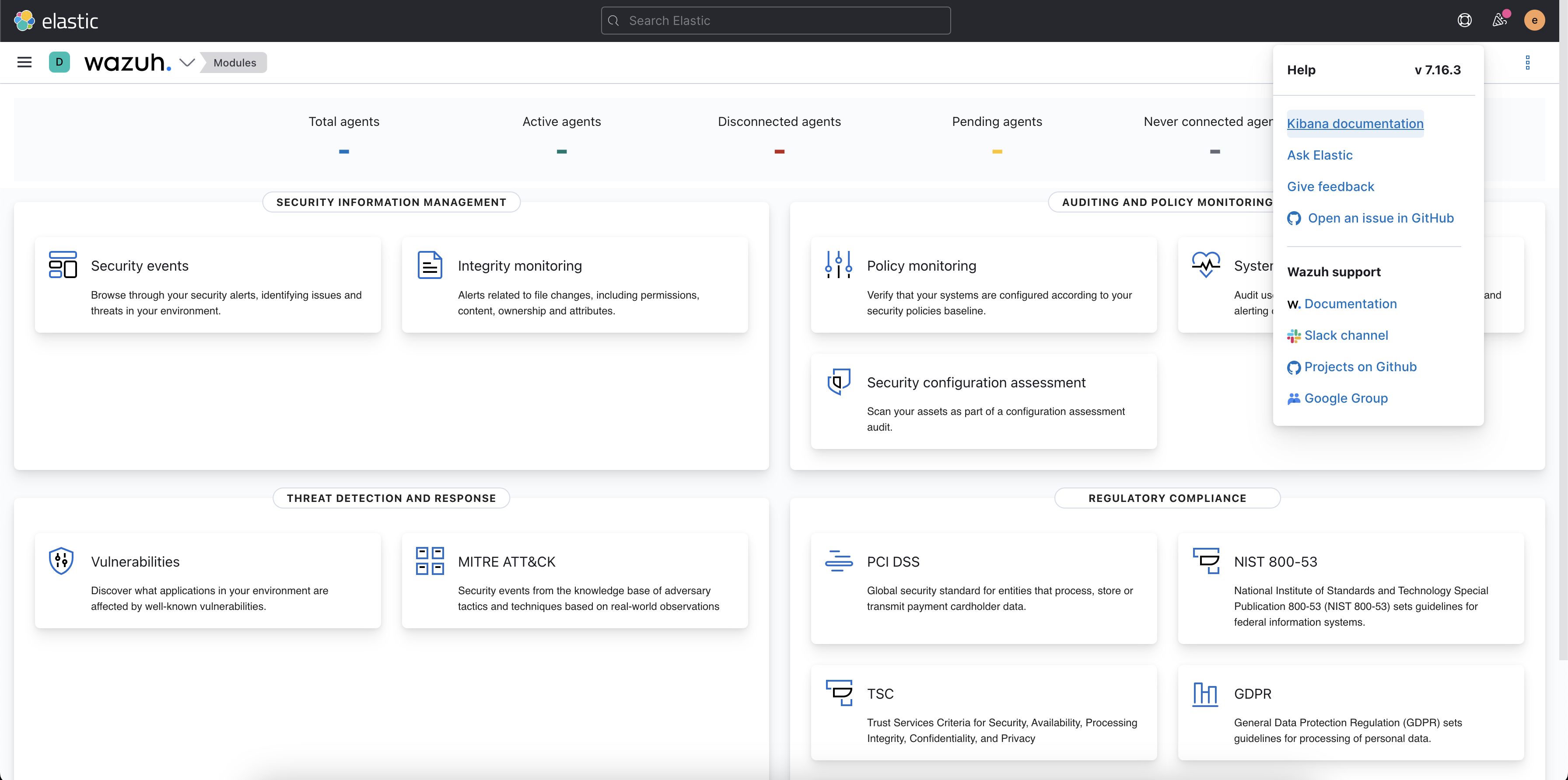 Release 4311 Rc1 Kibana Ui Regression Testing · Issue 5397 · Wazuhwazuh Dashboard