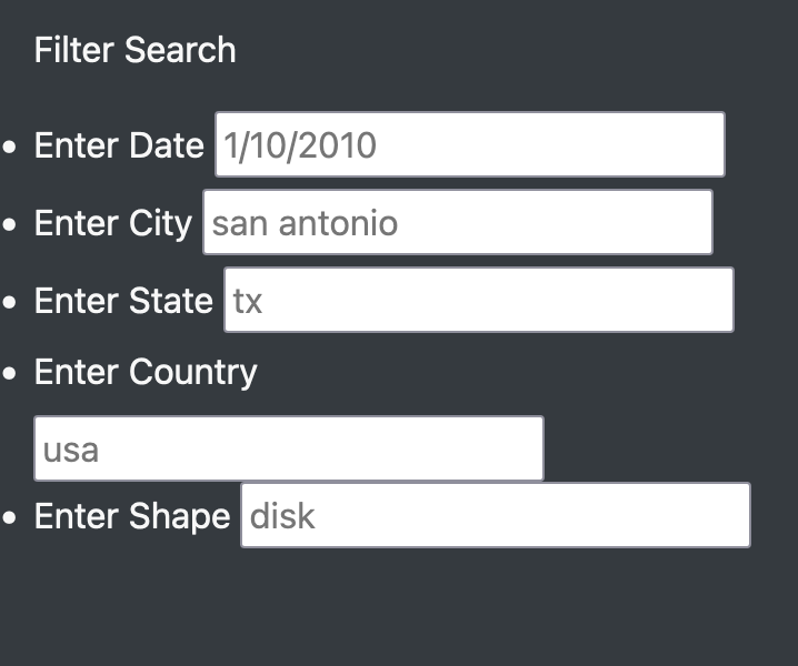 GitHub - camonet/UFOs