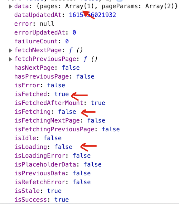 useInfiniteQuery does not keep previous data on new fetching · Issue #1945 · TanStack/query · GitHub