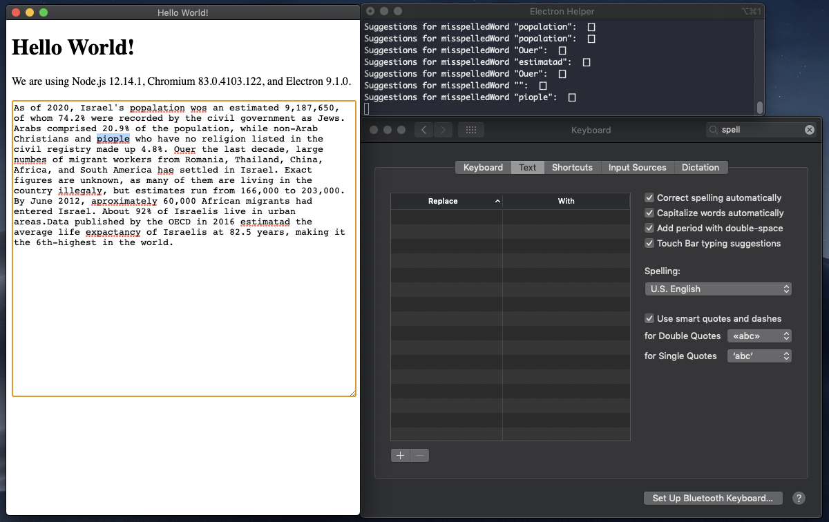 Built In Spellchecker On Mac Paramsdictionarysuggestions Always Empty Array · Issue 24455 4791