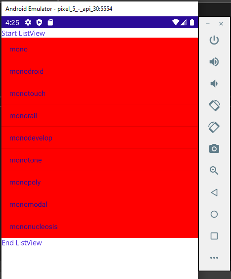 Listview Not Displayed On Android Since Updating On Prev 11 · Issue 4007 · Dotnetmaui · Github 