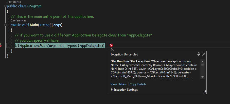 Exception When Using Editor With Widthrequest Inside Horizontal Stacklayout · Issue 5749