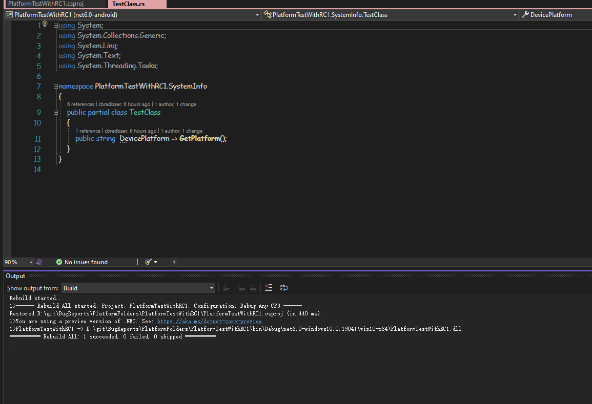 Partial Classes in Platform Folders Causing Ambiguity Errors · Issue #6198 · dotnet/maui · GitHub