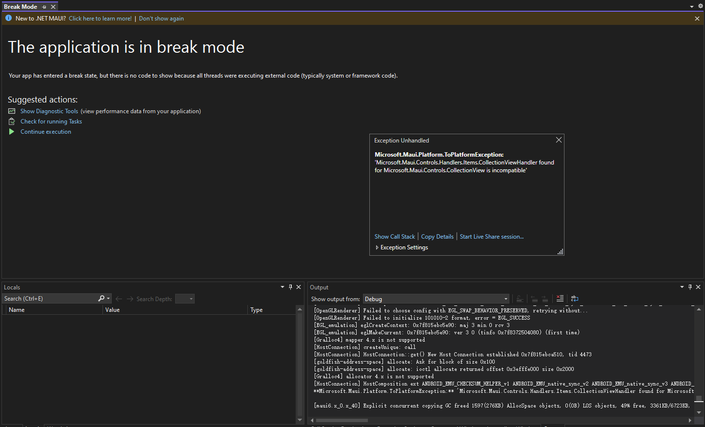 [Android] 1. ToPlatformException: CollectionViewHandler incompatible 2. Button width incorrect ...