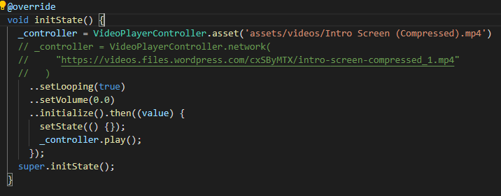 Video_Player unable to play the asset video, Video Player error · Issue #99745 · flutter/flutter ...