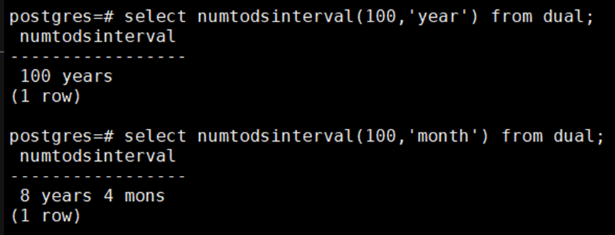 The description of the parameter (fmt) of the function (numtodsinterval) in the document is ...