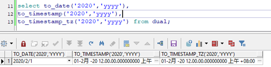 In IvorySQL the function (to_date\to_timestamp\to_timestamp_tz) result is different from the ...