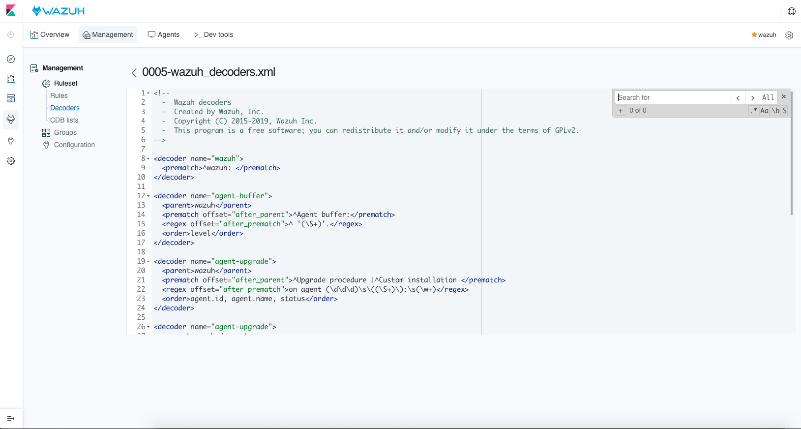 Migrating managent/ruleset list tables to React components · Issue #1899 · wazuh/wazuh-dashboard ...
