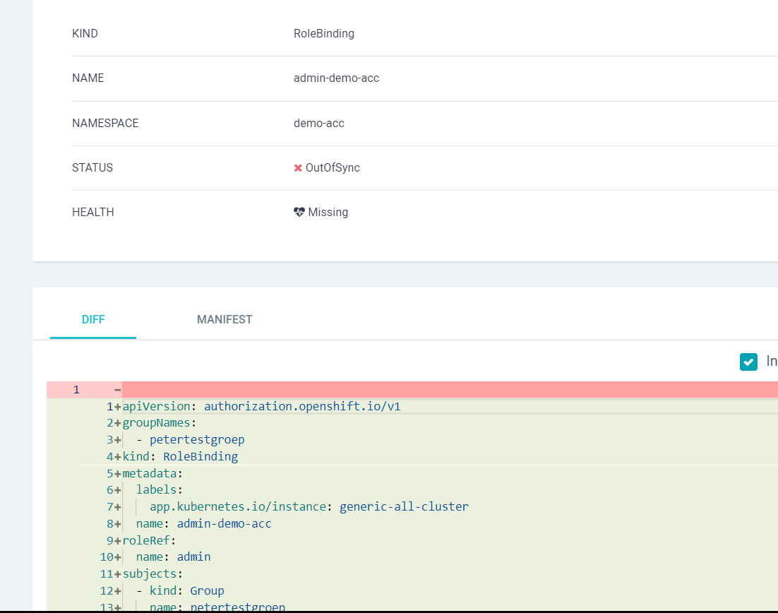 Resource Exclusion Keeps Resource Out Of Sync And Missing · Issue 1296 · Argoprojargo Cd · Github