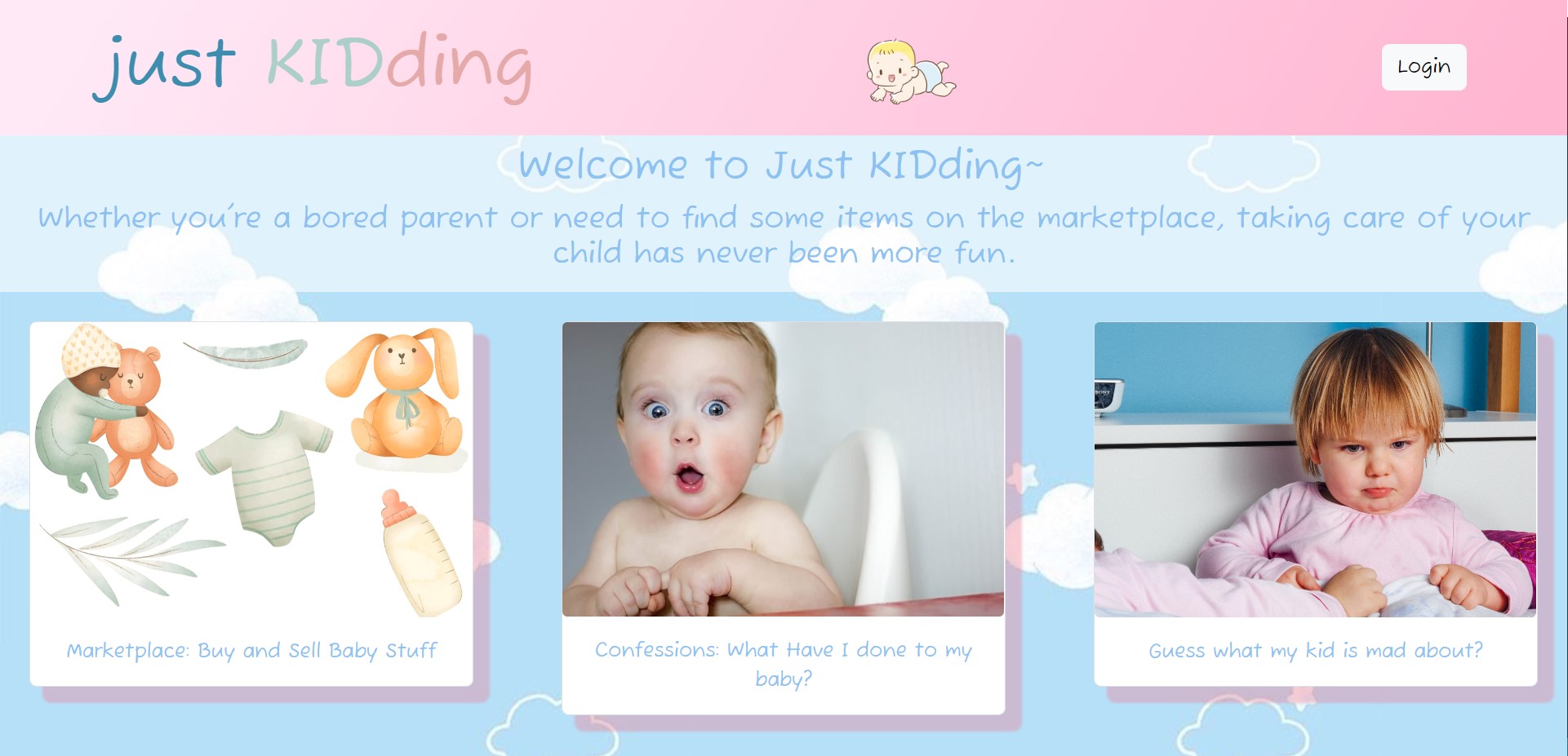 GitHub - asantidrian/just-kidding: Collab, Full stack
