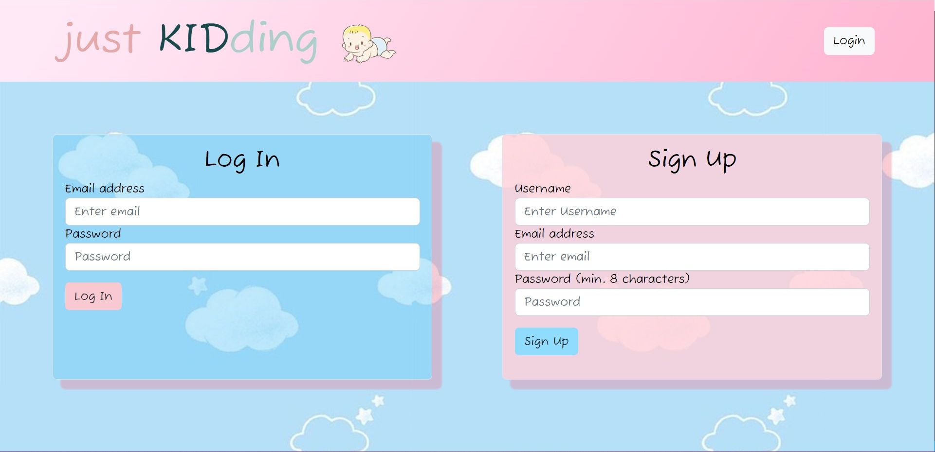 GitHub - asantidrian/just-kidding: Collab, Full stack