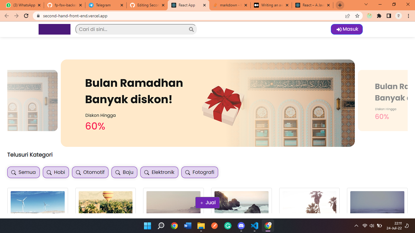 GitHub - TubagusEza/SecondHand-FrontEnd: Front End part of Binar Academy X Kampus Merdeka ...