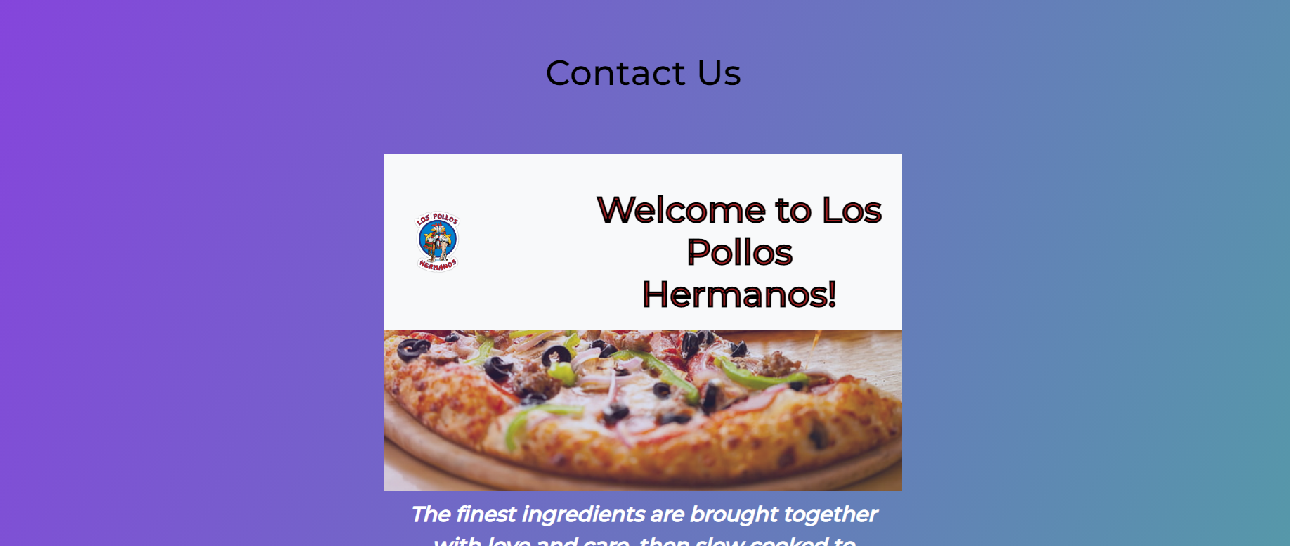improve landing page design · Issue #49 · flyingSaucer87/los-pollos-hermanos · GitHub