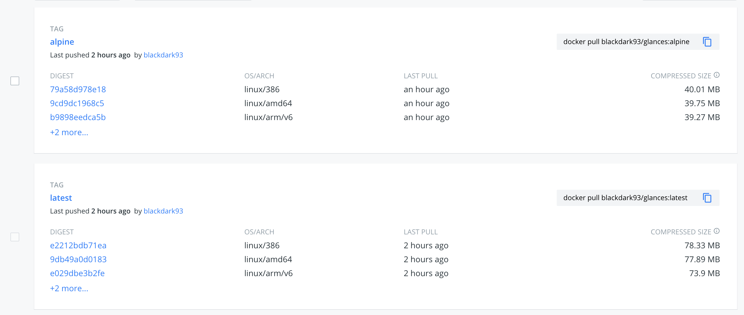 Docker images for different archs · Issue #1786 · nicolargo/glances · GitHub