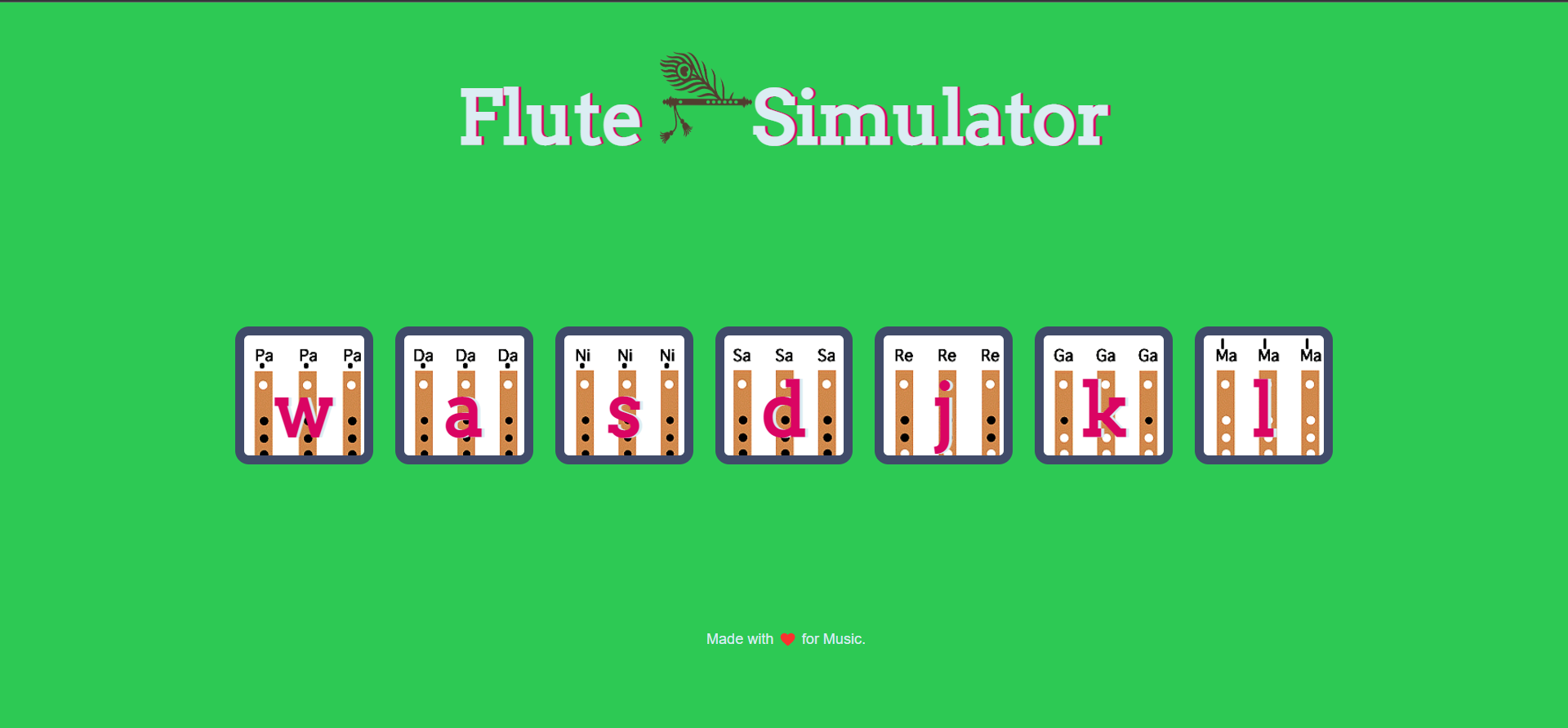 GitHub - devrajanchan/Flute-Simulator