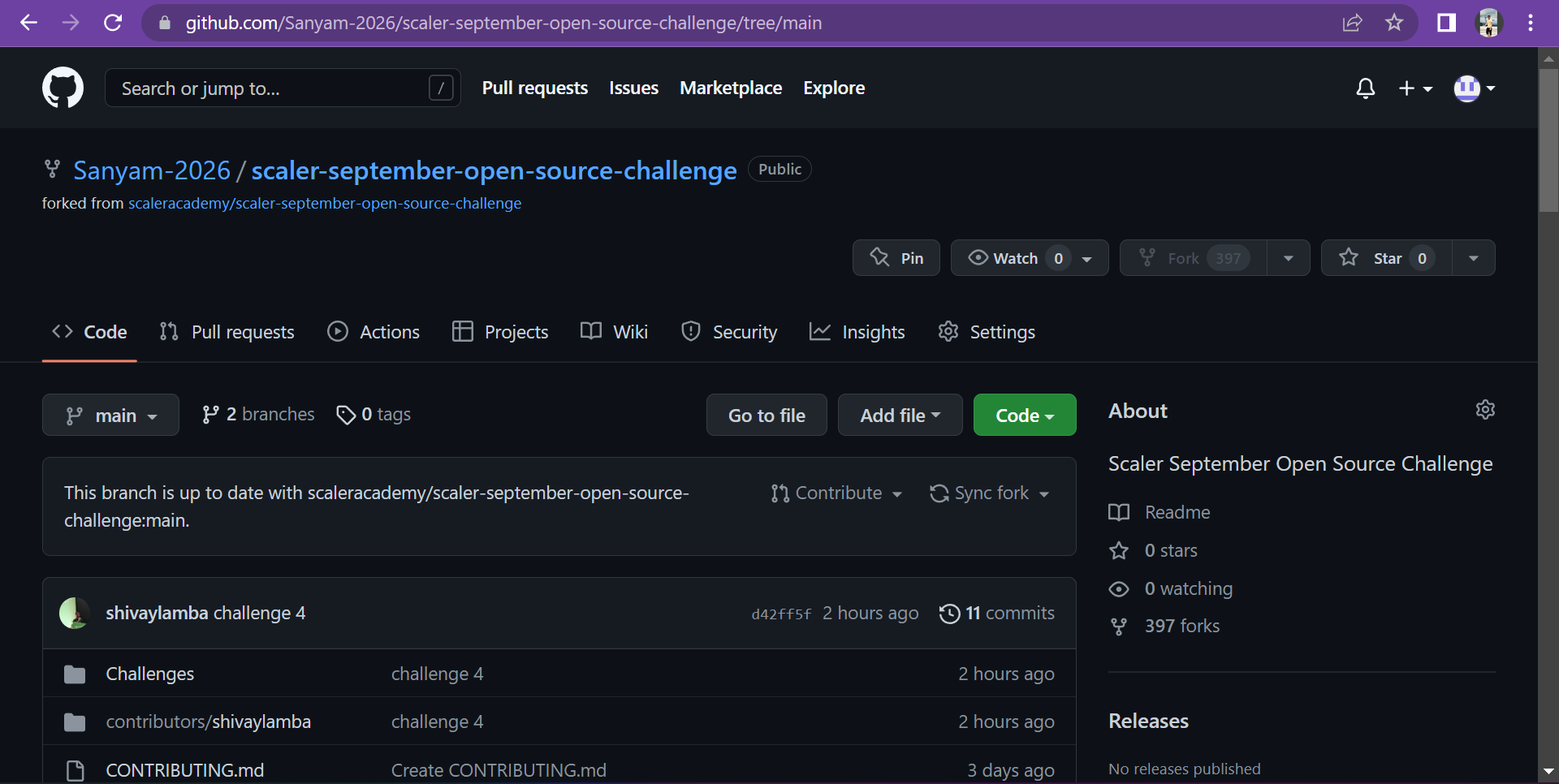 Challenge (1-30)- - Sanyam Jain · Issue #106 · scaleracademy/scaler-september-open-source ...