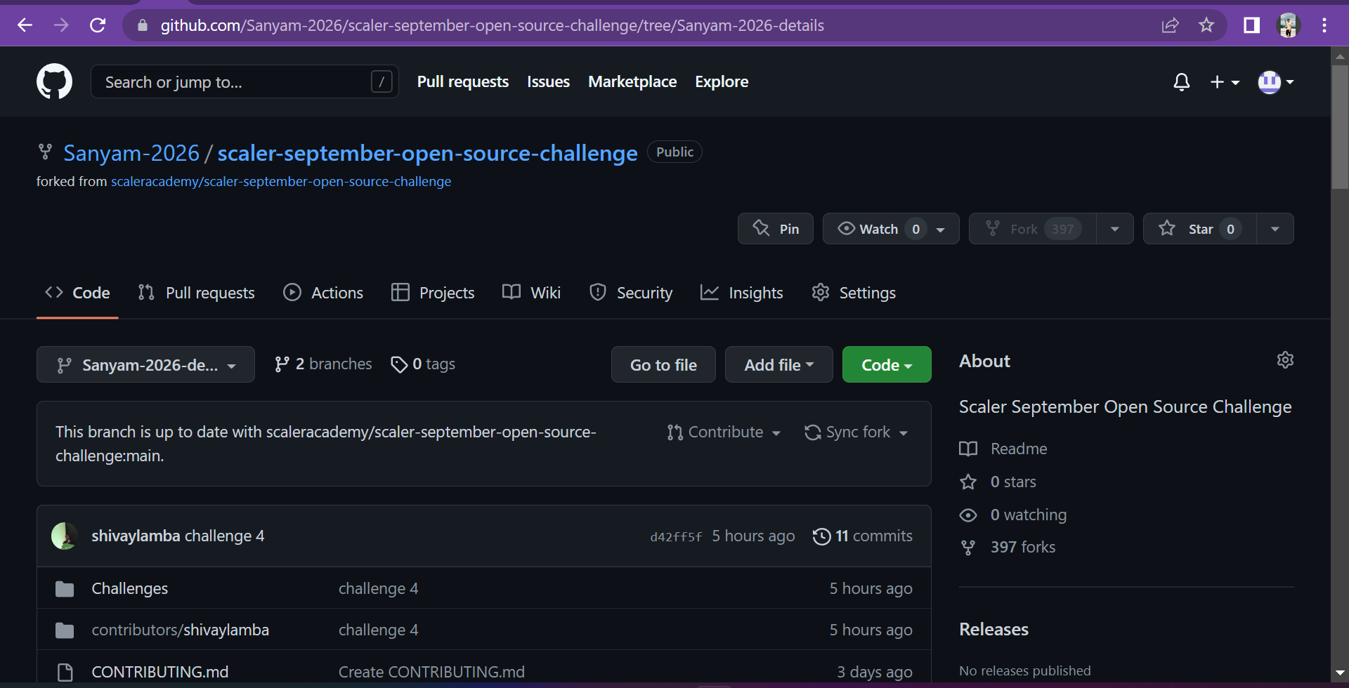 Challenge (1-30)- - Sanyam Jain · Issue #106 · scaleracademy/scaler-september-open-source ...