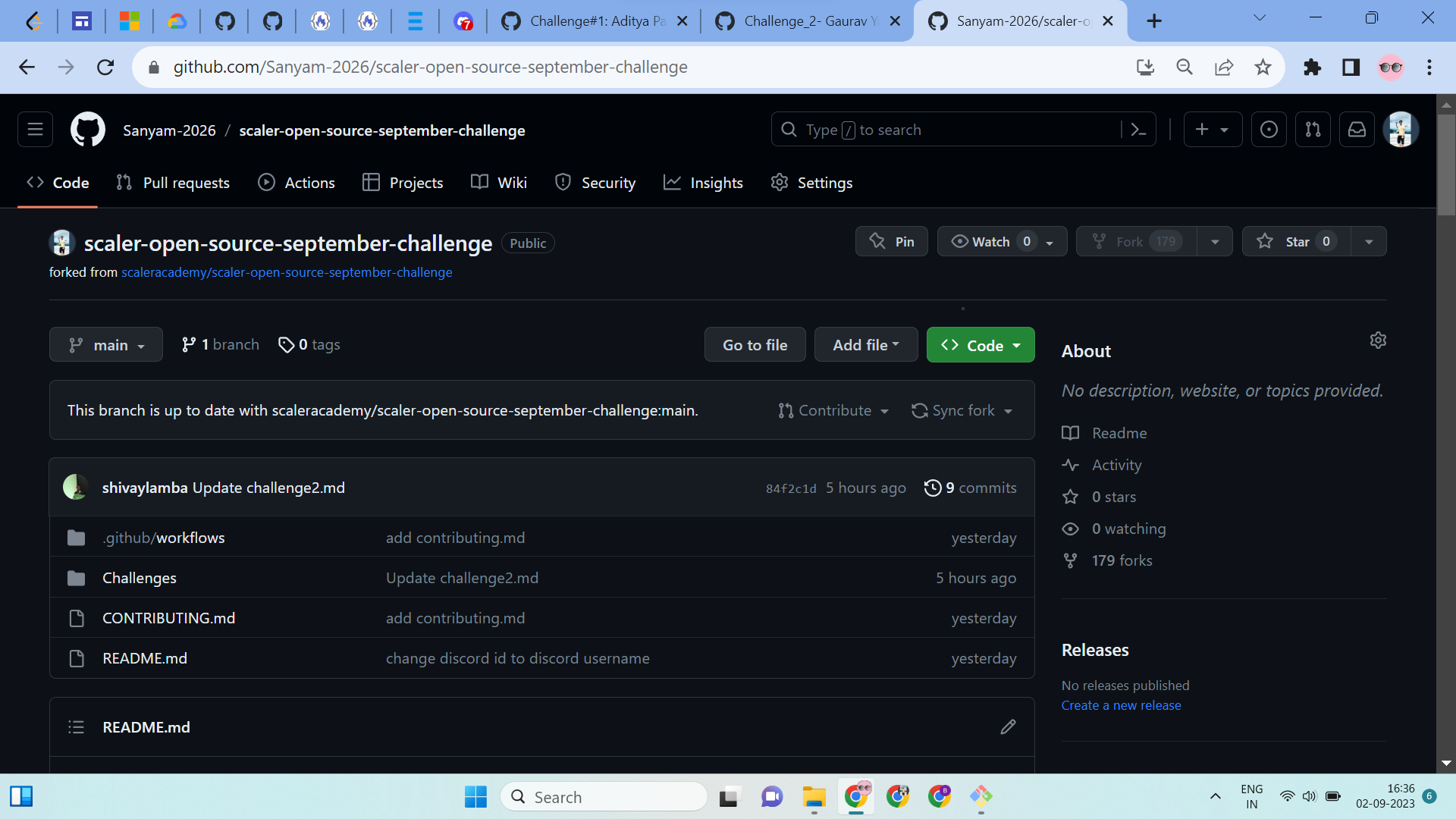 Challenge#1 - Sanyam · Issue #13 · scaleracademy/scaler-open-source-september-challenge · GitHub