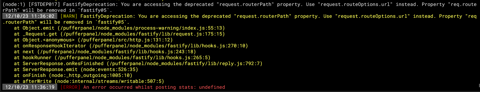 [BUG] Console spam because of deprecated functions · Issue #491 · discord-tickets/bot · GitHub