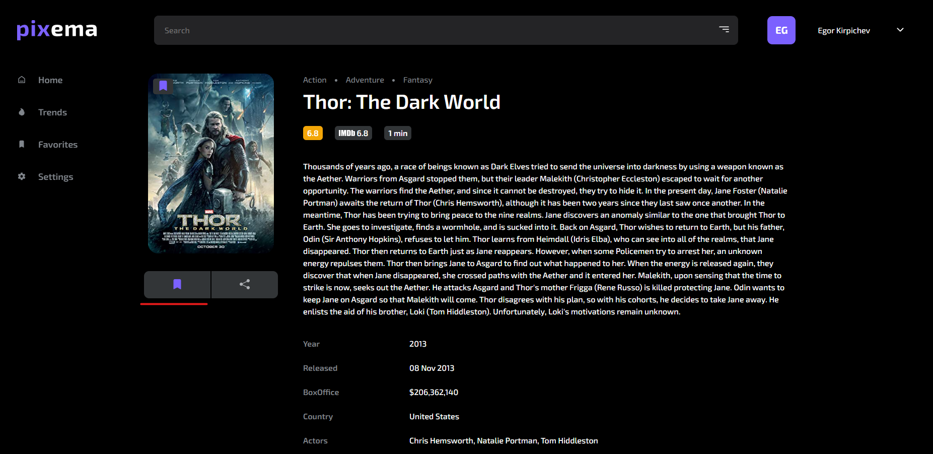 GitHub - egkirpichev/react-online-cinema