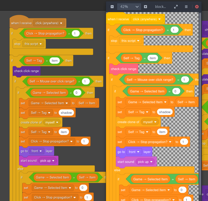 "Save blocks as image" addon doesn't capture custom block colors ...