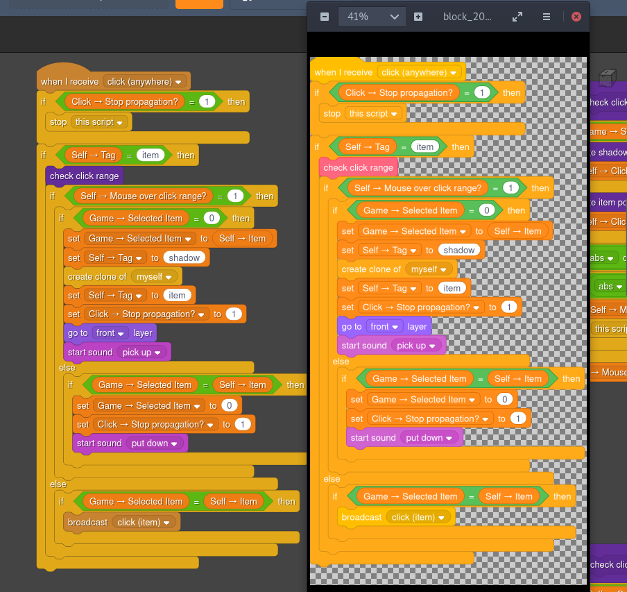 "Save blocks as image" addon doesn't capture custom block colors · Issue #2379 · ScratchAddons ...
