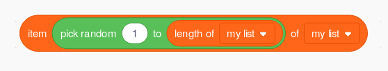 Add "(last, random) item of (list)" block · Issue #1864 · scratchfoundation/scratch-blocks · GitHub
