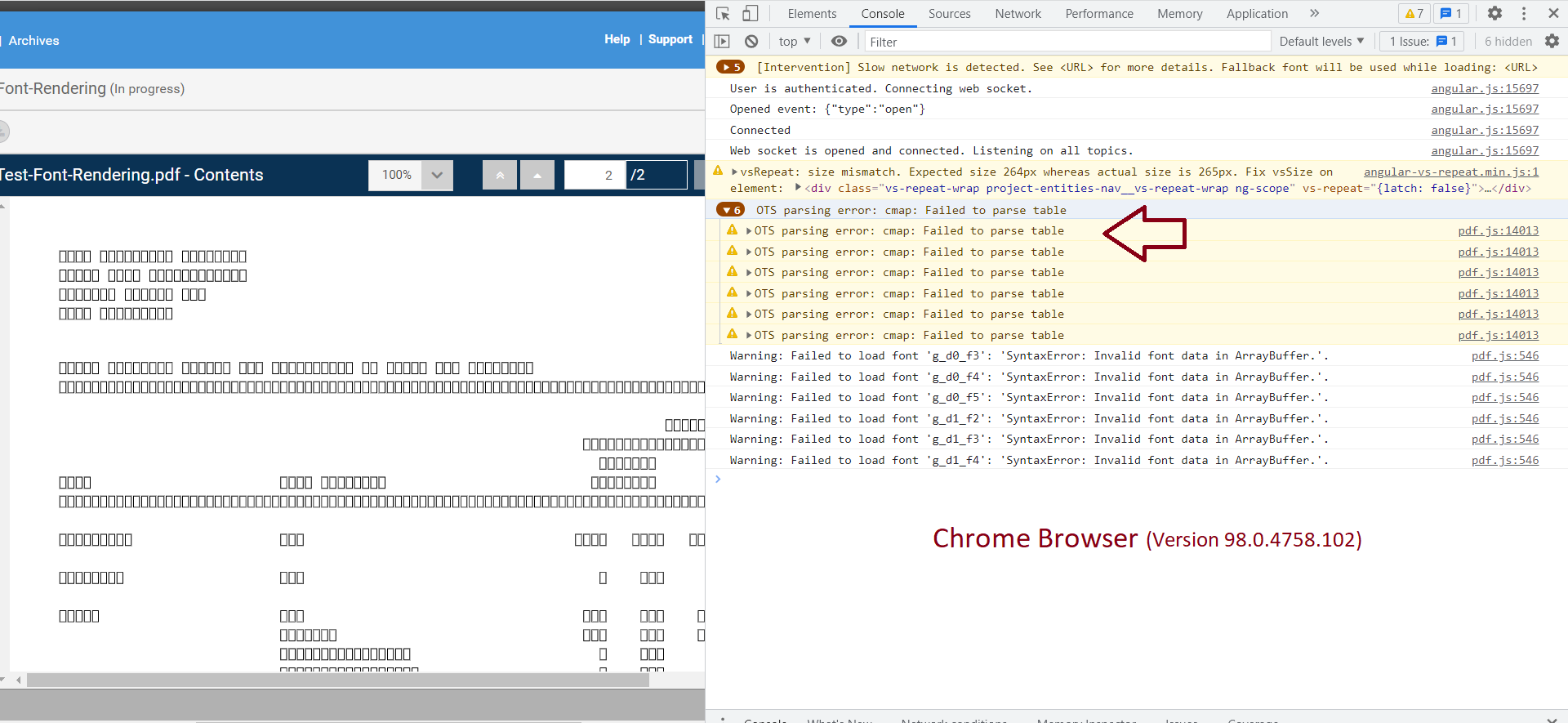 Need Help With Font Rendering Error Non Zero Cmap Subtable Segment Padding 50111 · Issue