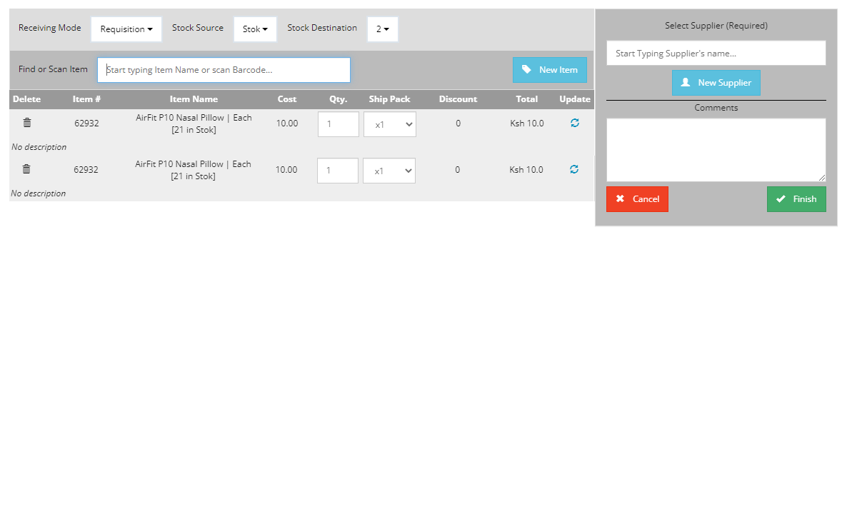 Add same item multiple times in a receipt on Receivings · Issue #3437 · opensourcepos ...