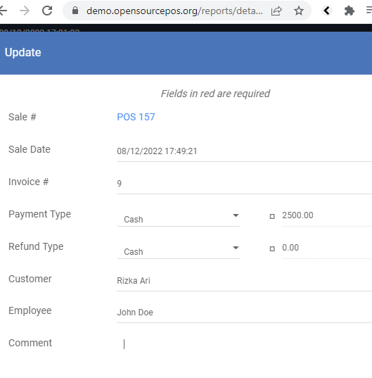 Could not add payments on a due invoice sale · Issue #3609 · opensourcepos/opensourcepos · GitHub