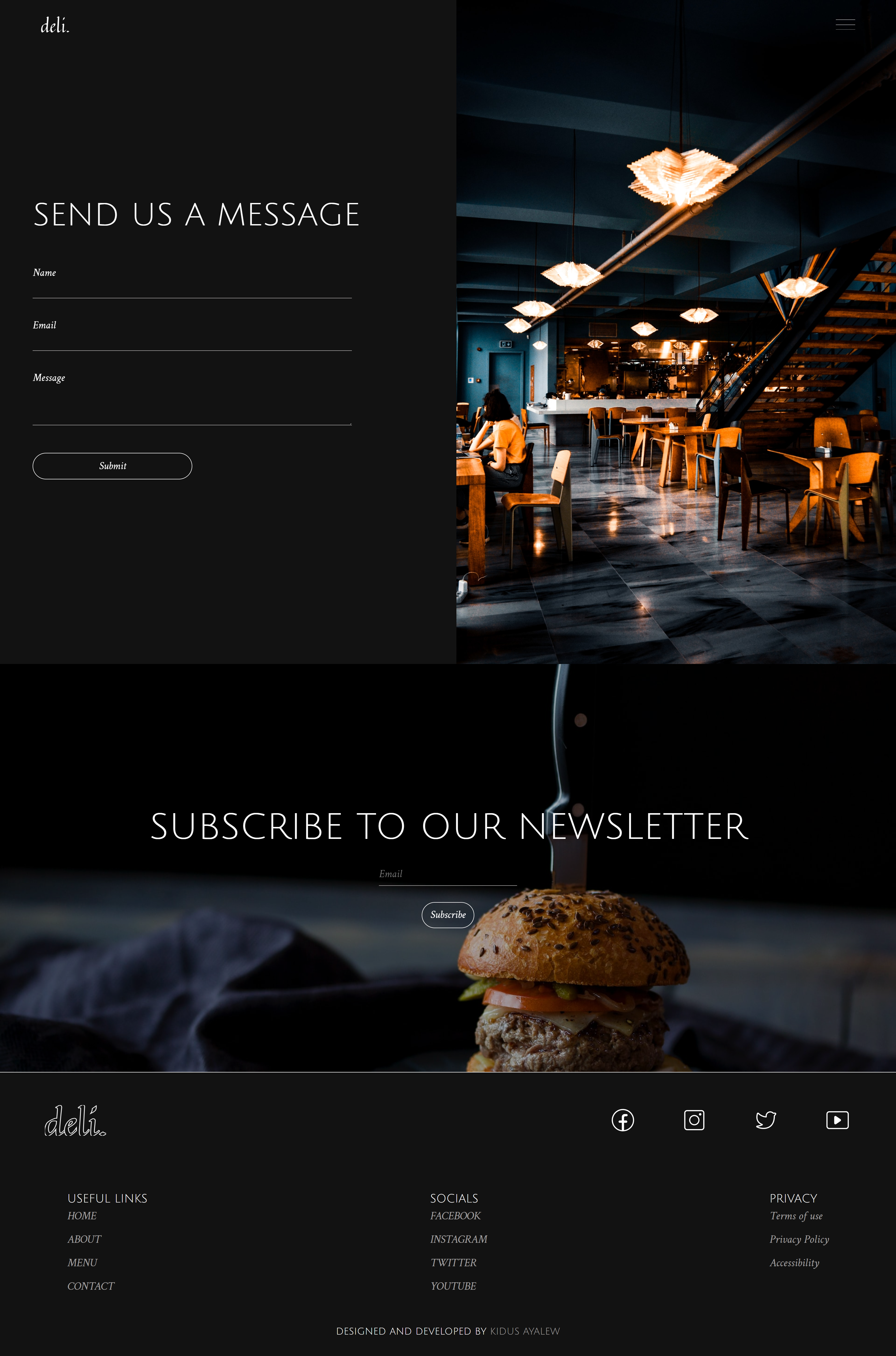 GitHub - kidusfmariam/deli-divine: A restaurant Website