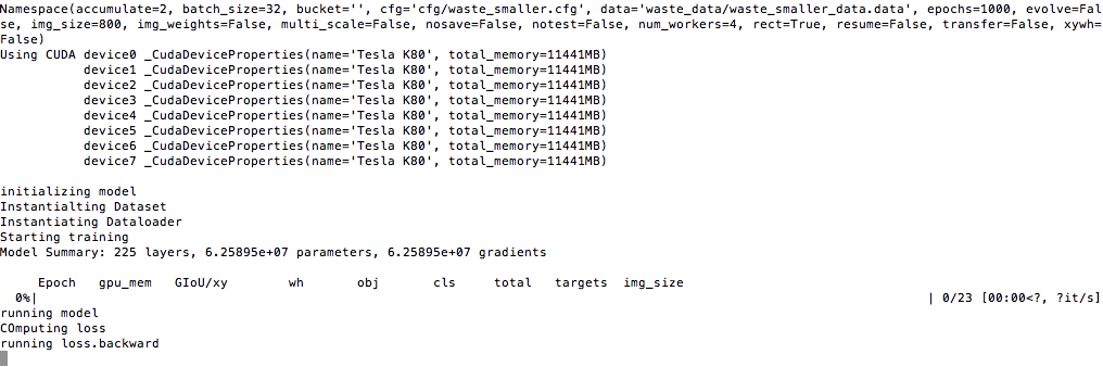 Multi-GPU training freezes · Issue #386 · ultralytics/yolov3 · GitHub