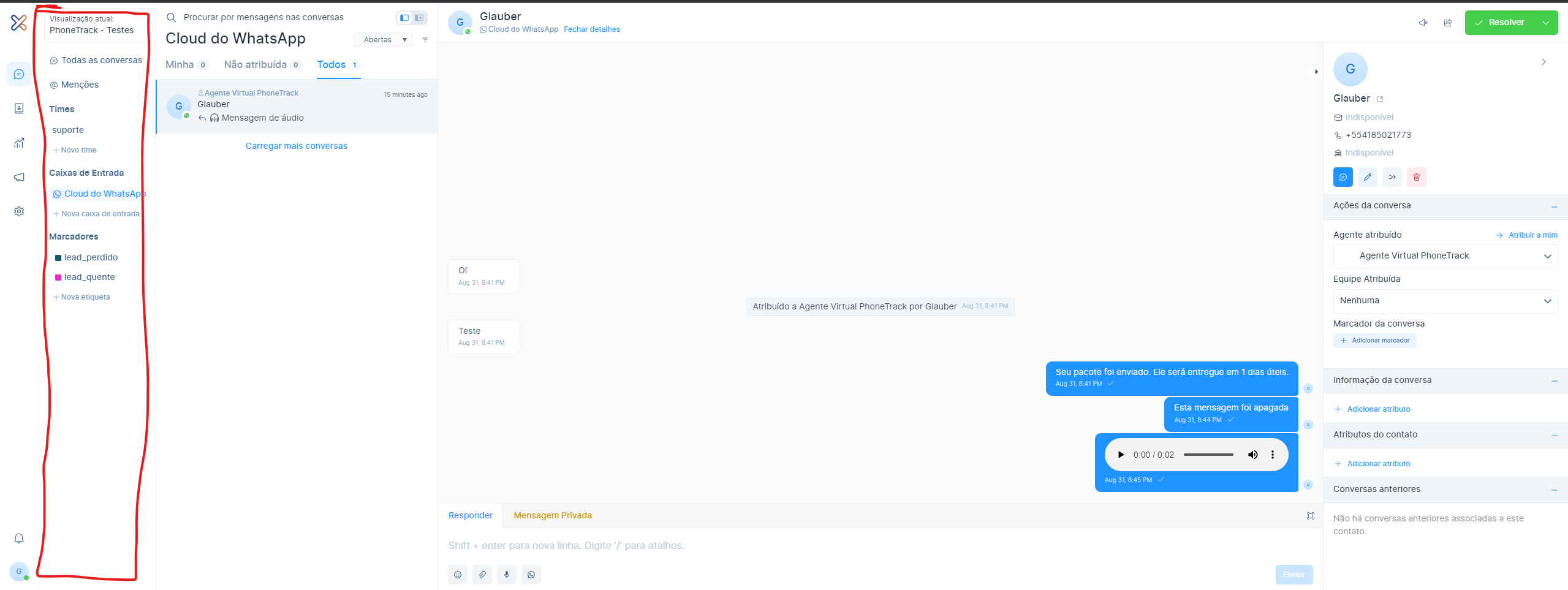 Show inbox name in conversation only if the account has more than one inbox · Issue #5843 ...