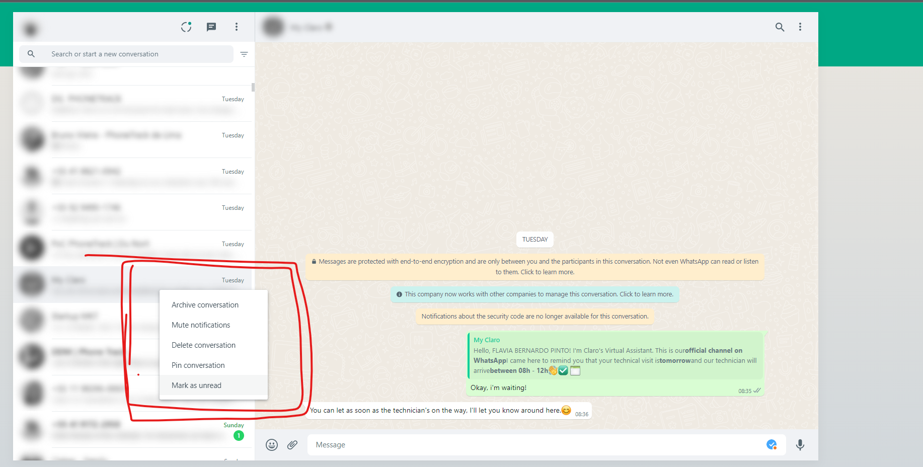 feat: Add unread button to conversation context header · Issue #5927 · chatwoot/chatwoot · GitHub