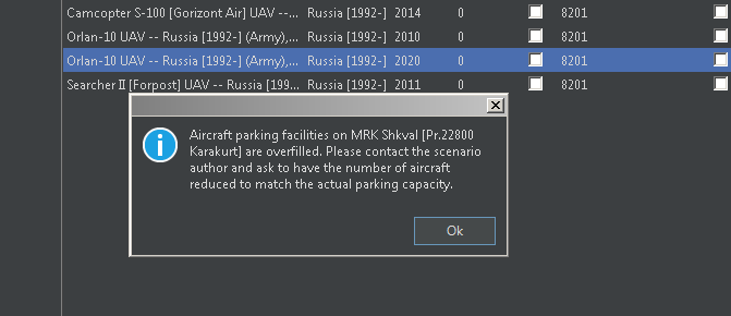 UAS Catapult equipped ships appear to need a hangar added if they do not have a preexisting ...