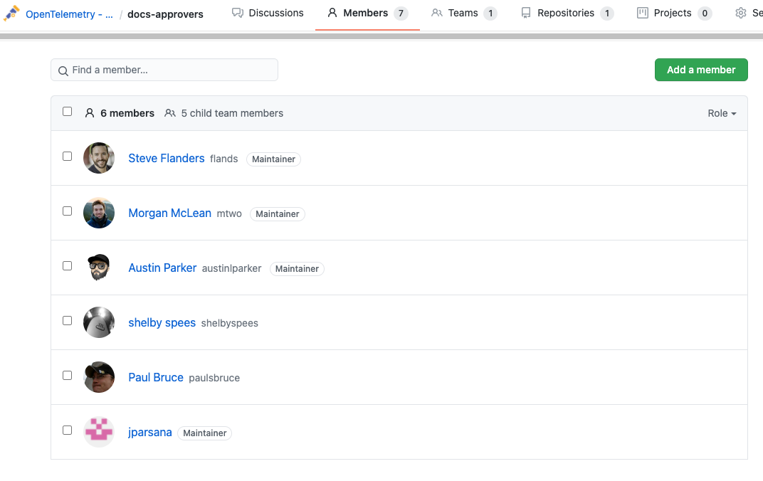 REQUEST: approver status for chalin · Issue #811 · open-telemetry/community · GitHub