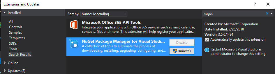 AI NuGets cannot be installed in VS 2015 · Issue #897 · microsoft/ApplicationInsights-dotnet ...