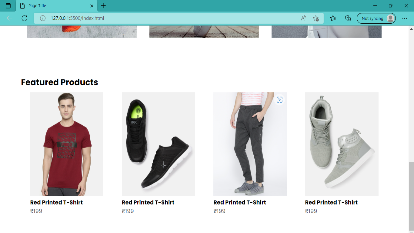 GitHub - akkii02/E-commerce-website-homepage