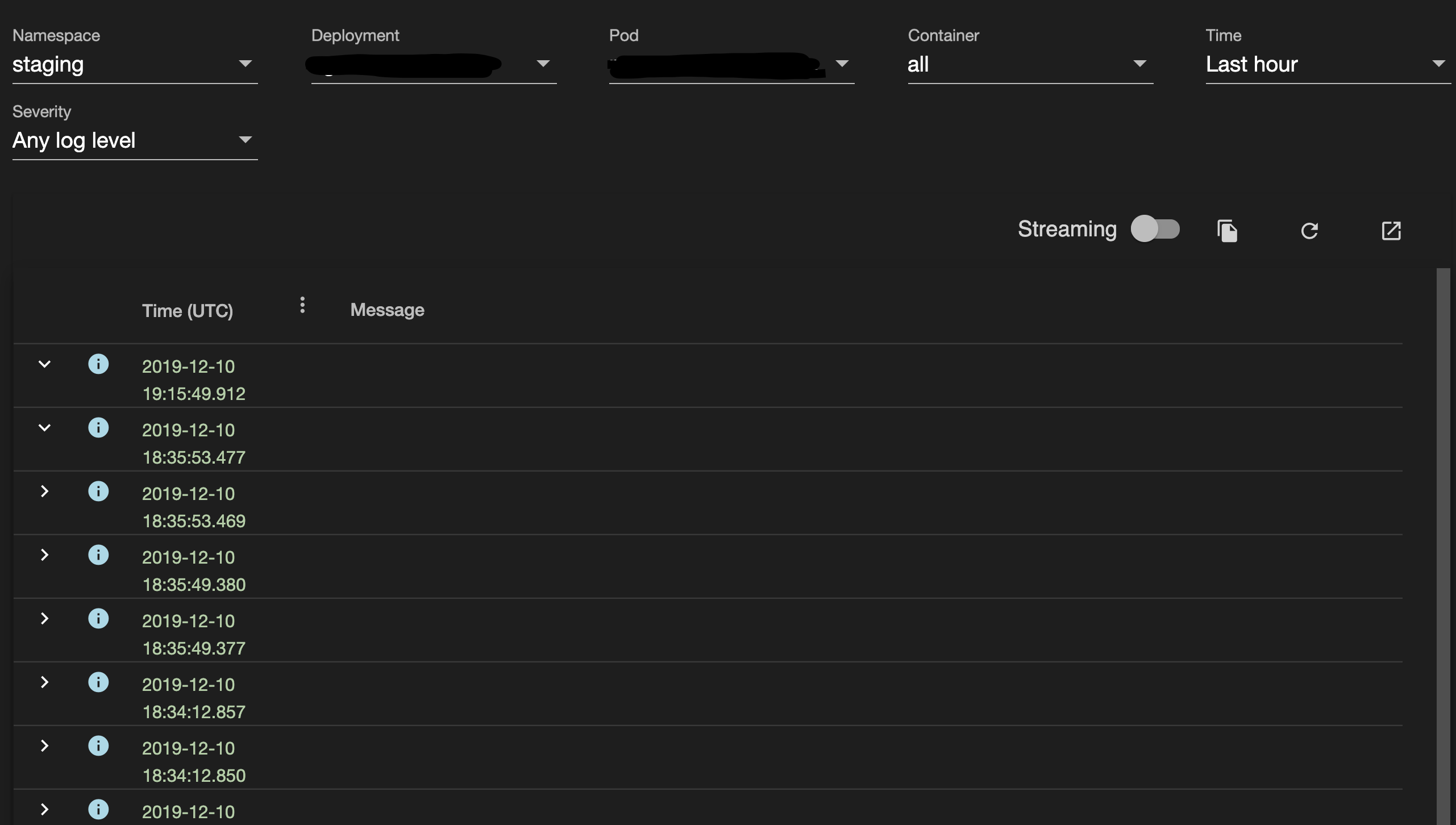 Support jsonPayload · Issue #172 · GoogleCloudPlatform/cloud-code ...